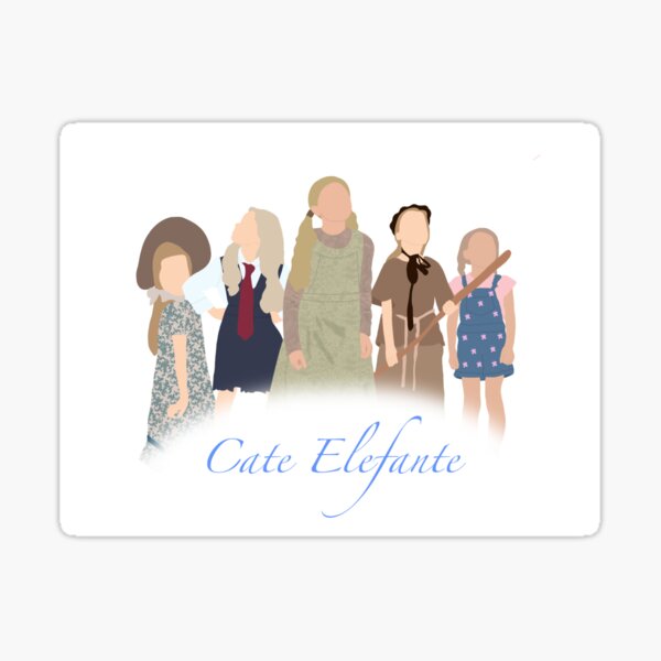 "Cate Elefante Actor Spotlight" Sticker for Sale by sarahjcl13 | Redbubble