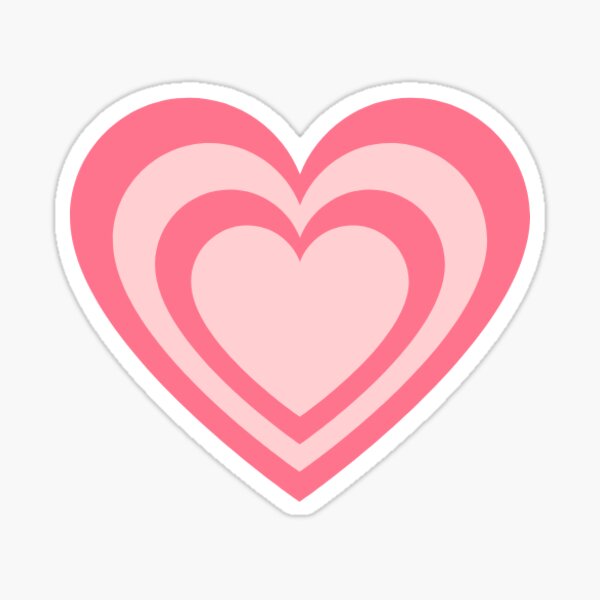 "Aesthetic heart" Sticker by bmareum | Redbubble