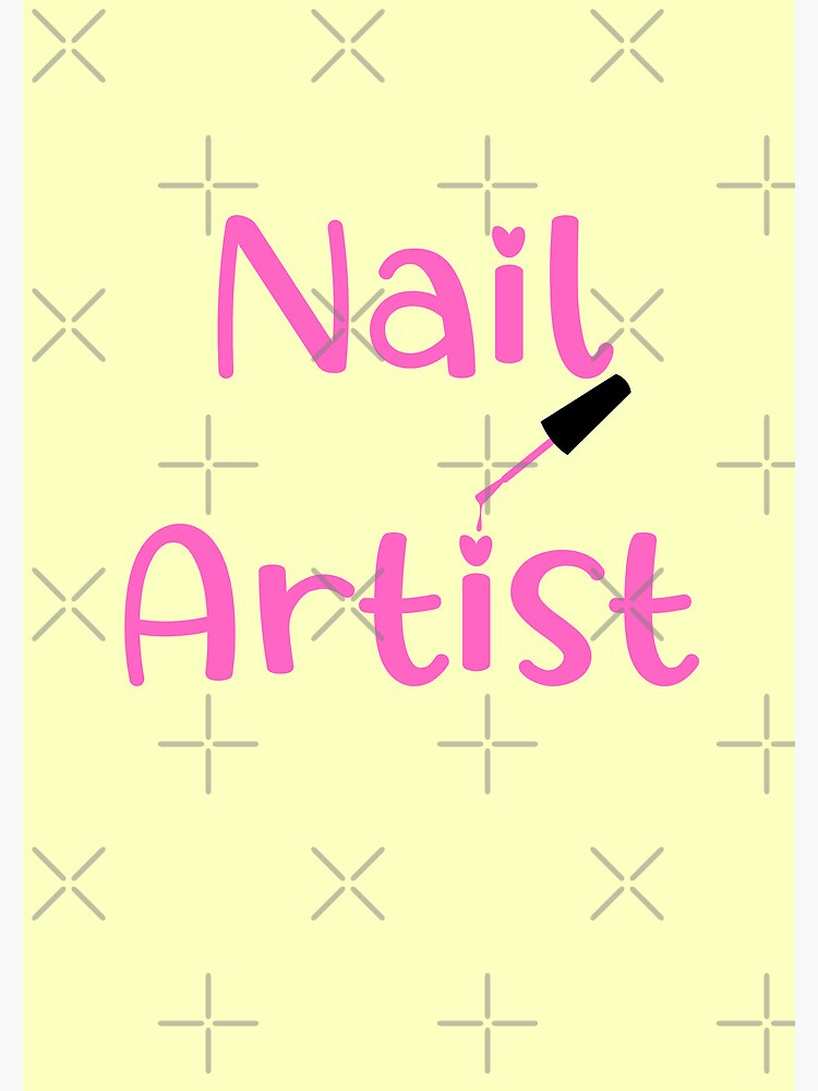 "Nails Shape Nail Artist Nails Artists Aprons Text Nail Salon Gifts ...