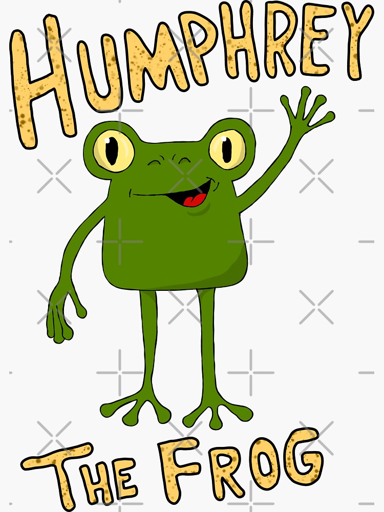 "Humphrey the frog" Sticker for Sale by IloveMonsters | Redbubble