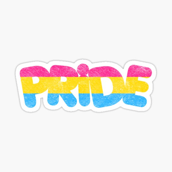 Pride Pansexual Pride Colors Antiqued Sticker For Sale By Schpidauu