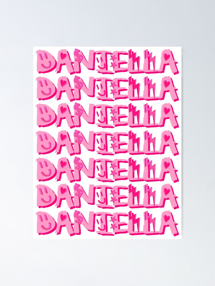 "DANIELLA name" Poster for Sale by juliasantos5 | Redbubble