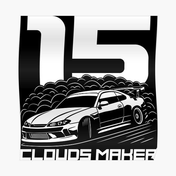 Póster «Nissan Silvia s15 SpecR» de w1gger | Redbubble