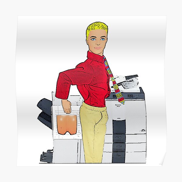 "Fun At The Photocopier - Photocopying Your Bum! Office Humour!" Poster ...