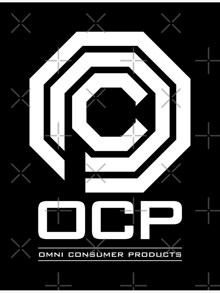 Lámina artística «Robocop - OCP Omni Consumer Products Blanco» de ...