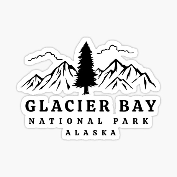 "Glacier Bay National Park" Sticker by Alfalfalfa90 | Redbubble