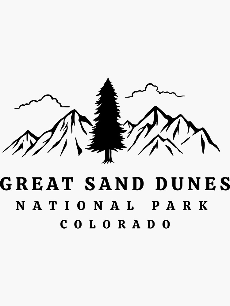"Great Sand Dunes National Park" Sticker by Alfalfalfa90 | Redbubble