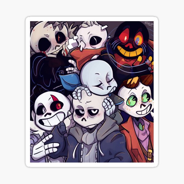"Sans, sans and even more sans" Sticker for Sale by Noicyleech | Redbubble