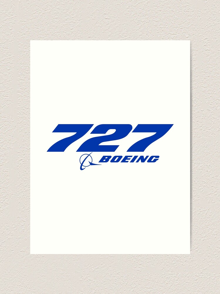 "Boeing 727 Logo" Art Print for Sale by Avinez | Redbubble