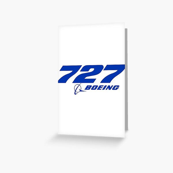 "Boeing 727 Logo" Greeting Card for Sale by Avinez | Redbubble