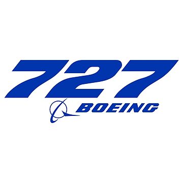"Boeing 727 Logo" Sticker for Sale by Avinez | Redbubble