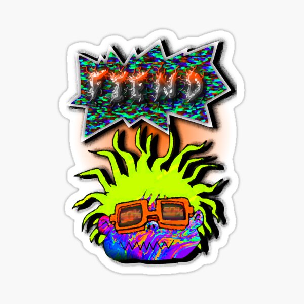 "fiend ORANGE " Sticker by ShannonSm91640 | Redbubble