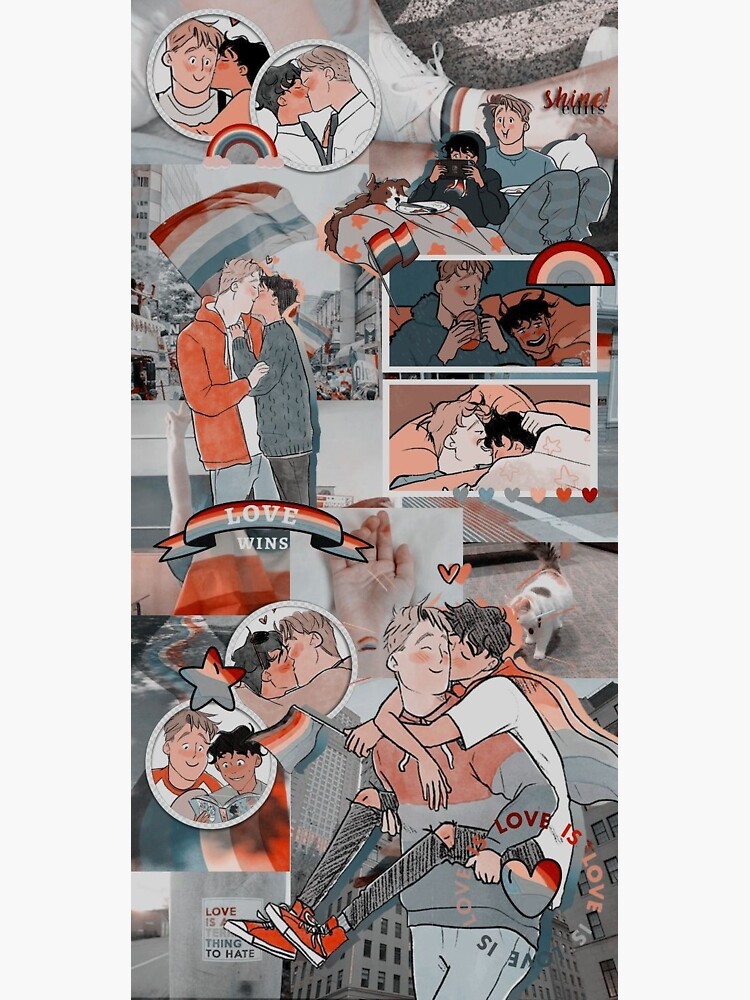 "heart stopper collage " Sticker by jigglywiggly | Redbubble