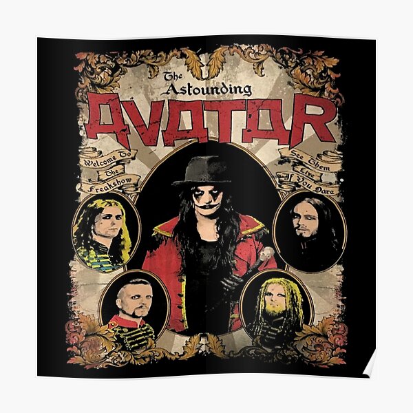 "AVATAR BAND" Poster for Sale by LavinaWilkinson | Redbubble