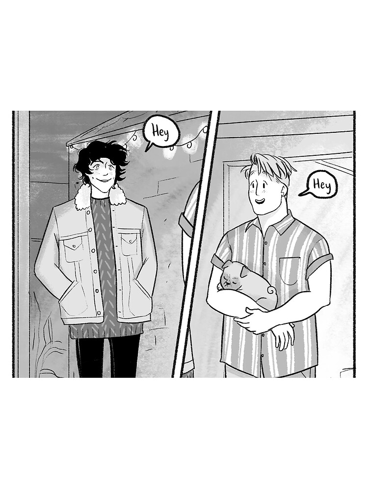 "Nick and Charlie heartstopper drawing" Art Print for Sale by ...
