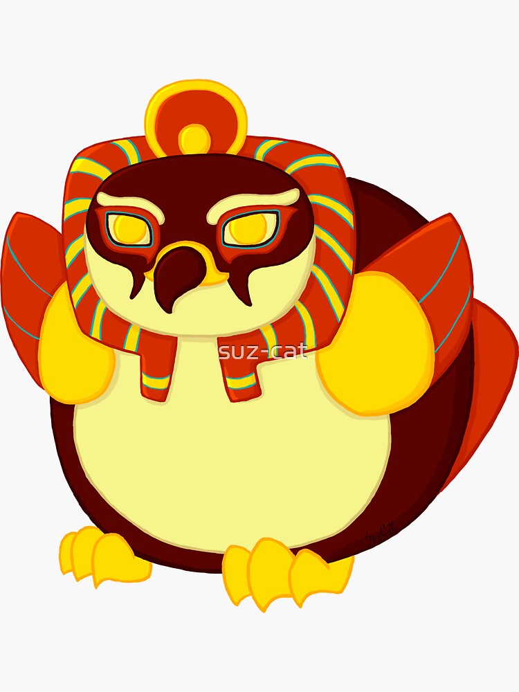 "Egyptian Sun God Ra" Sticker for Sale by suz-cat | Redbubble