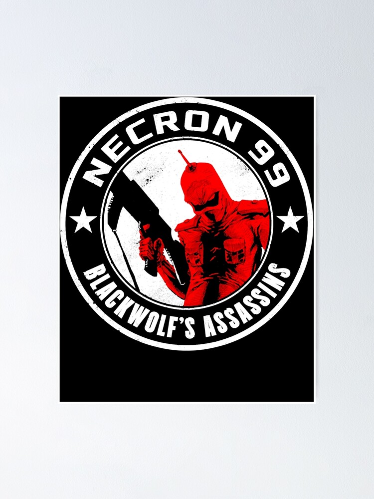 "Necron Black Wolf's For Men And Women" Poster for Sale by ...