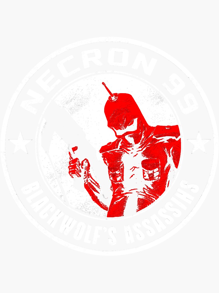 "Necron Black Wolf's For Men And Women" Sticker for Sale by ...