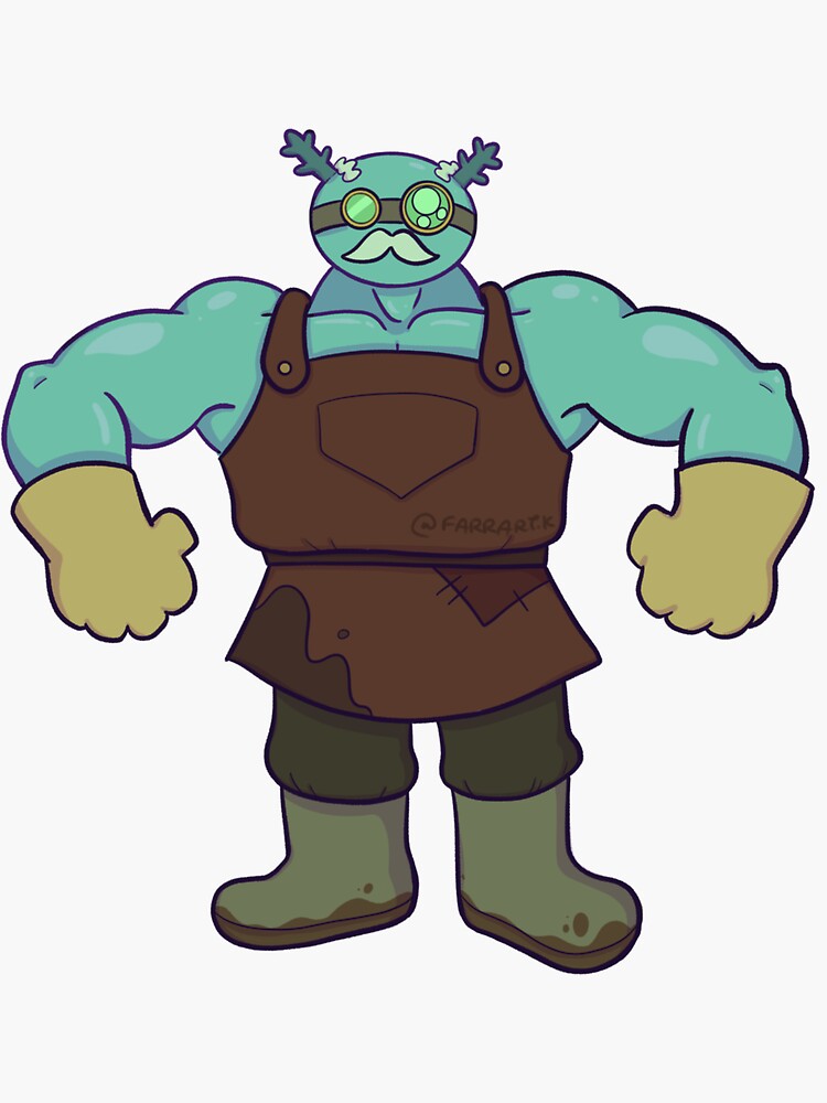 "Buff Loggle 1" Sticker for Sale by kat-farr | Redbubble