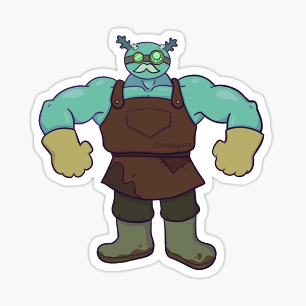 "Buff Loggle 1" Sticker for Sale by kat-farr | Redbubble