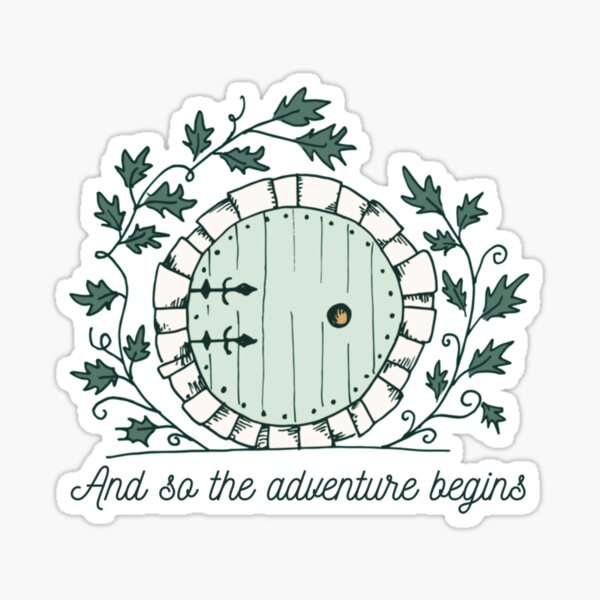 "Baggins Door with Twigs Shirts New design 2021 " Sticker for Sale by ...