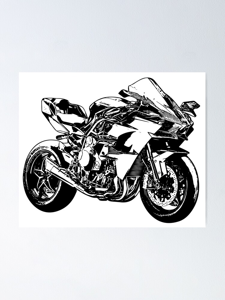 Póster «Silueta H2R» de Arizka-Std | Redbubble