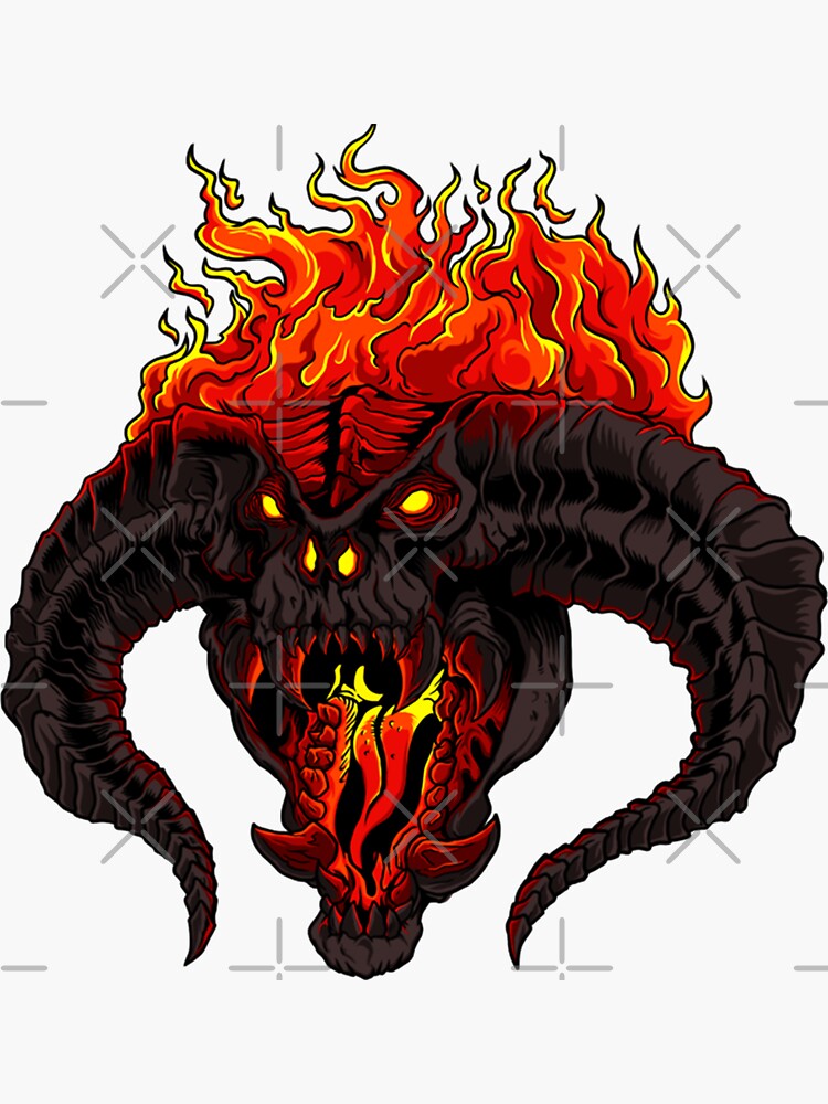 "Balrog " Sticker for Sale by SS88Monika | Redbubble