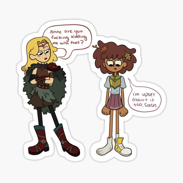 "Anne's Shoe Comic" Sticker for Sale by kat-farr | Redbubble