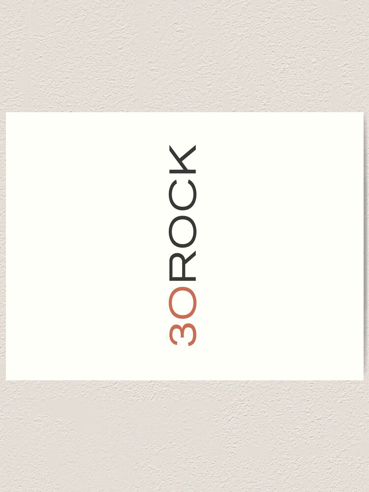 "30 Rock Logo" Art Print by catkoebsch | Redbubble