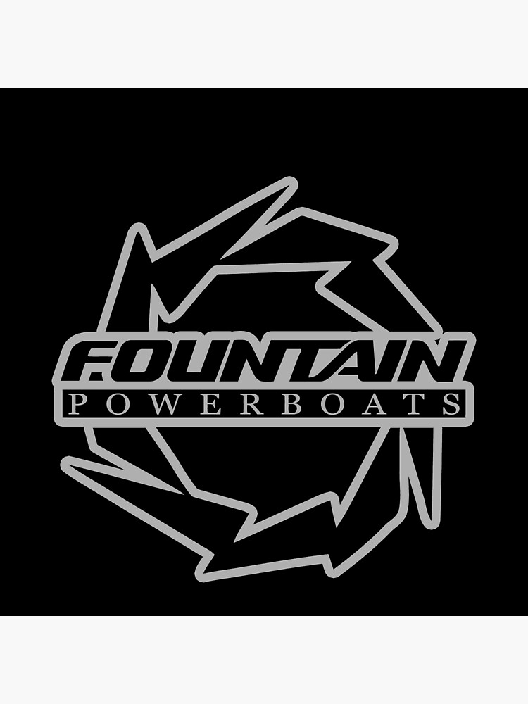 "Fountain Powerboats Boat" Poster for Sale by Shopbatak | Redbubble