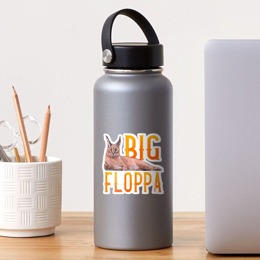 Pegatina «Big Floppa Meme Lindo Gato Caracal» de kuntingling93 | Redbubble