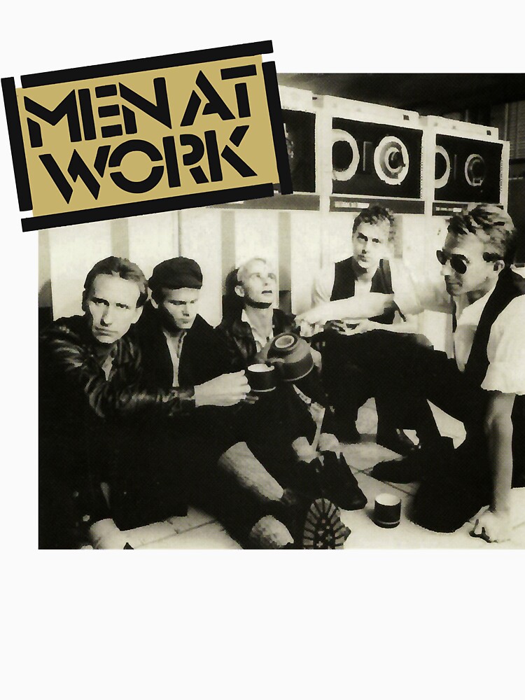 "Men at Work" T-shirt for Sale by Accionsoin189 | Redbubble | men at ...