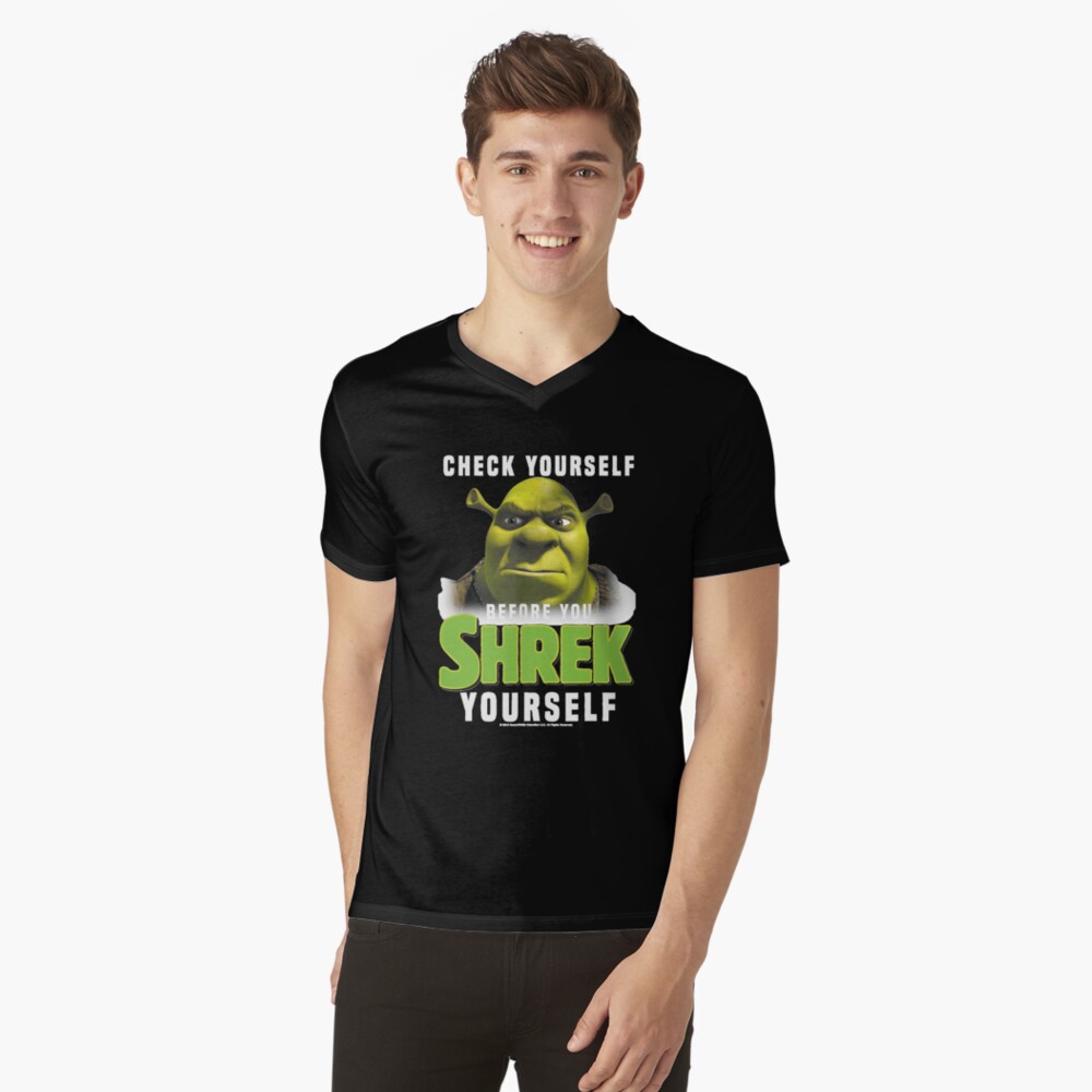 "Shrek check yourself before you shrek yourself" Essential T-Shirt for ...