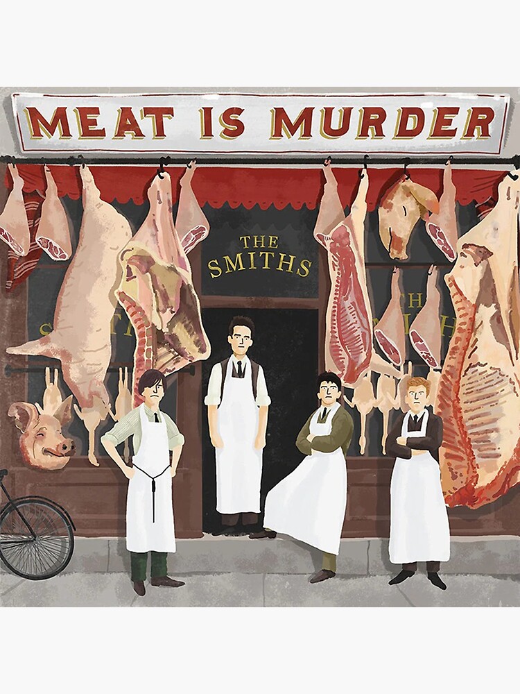 Alternate Meat Is Murder Album Poster For Sale By Jensenfloyd Redbubble