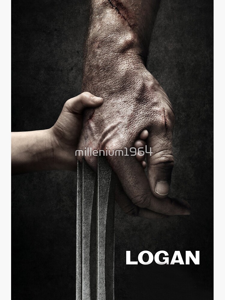 "LOGAN" Sticker for Sale by millenium1964 | Redbubble