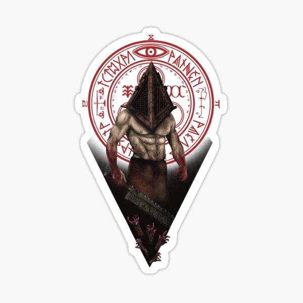 "Pyramid Head" Sticker for Sale by lolpirates | Redbubble