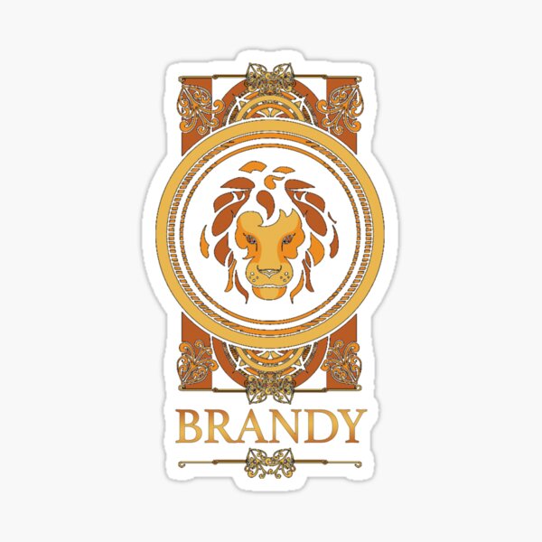"Brandy Name Lion Leo Star Sign Named Brandy" Sticker by AnhHoiGHes ...