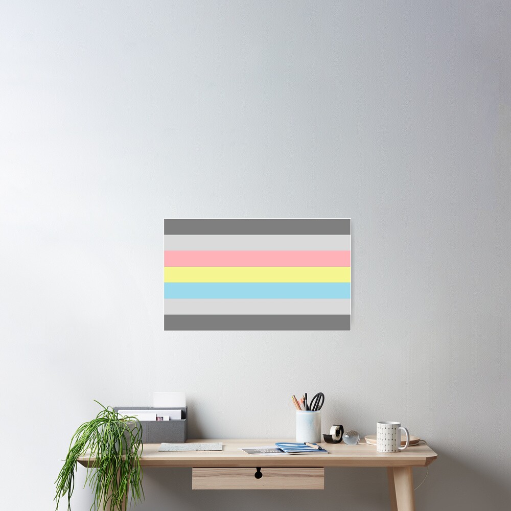 "Demiflux Flag LGBTQ+" Poster for Sale by LGBTQ-Flags | Redbubble