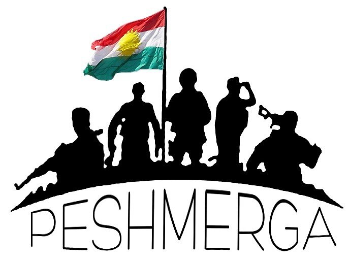 "Peshmerga, Kurdistan Sticker" by realslimshali | Redbubble