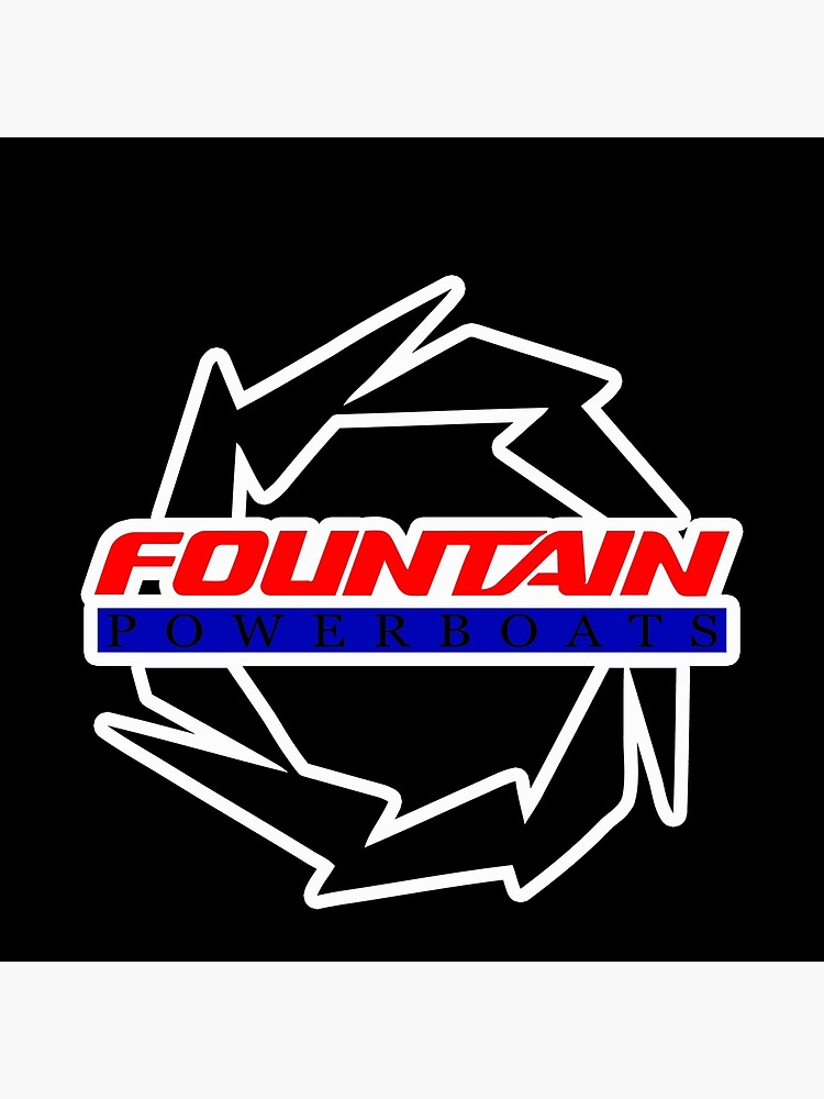 "Fountain Powerboats Boat" Poster for Sale by Shopbatak | Redbubble