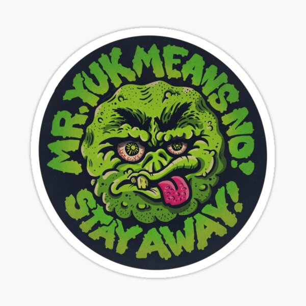 "Mr. Yuk" Sticker for Sale by Jombi42 | Redbubble