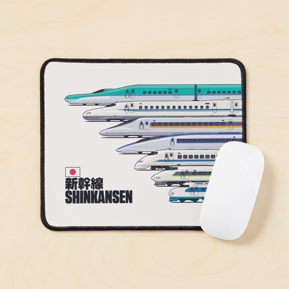 "Shinkansen Bullet Train Evolution - White" Sticker for Sale by ...