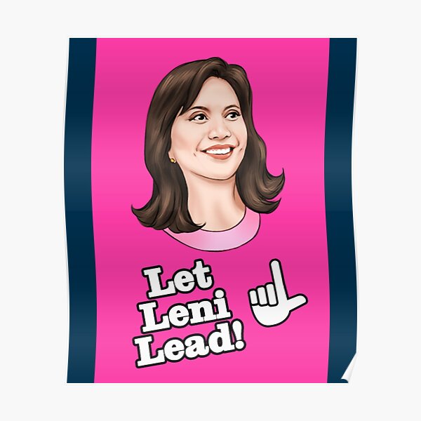 "Laban Leni 2022 (art by Ernest Caritativo) " Poster for Sale by ...