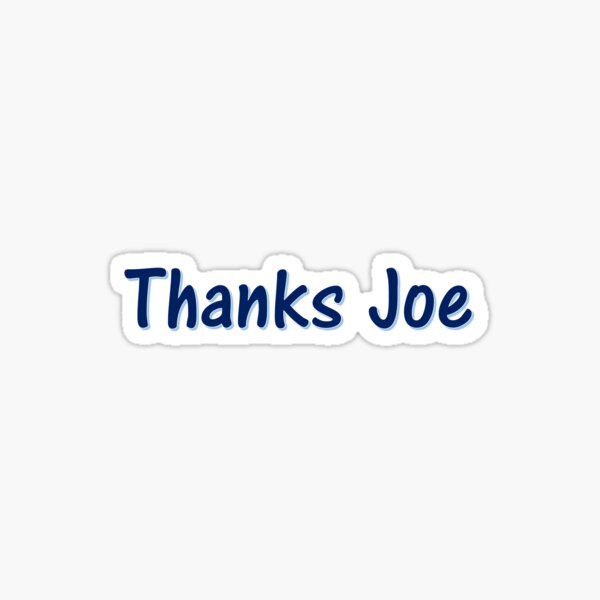 "Thanks Joe - Joe Paterno Penn State" Sticker for Sale by abbylynch28 ...
