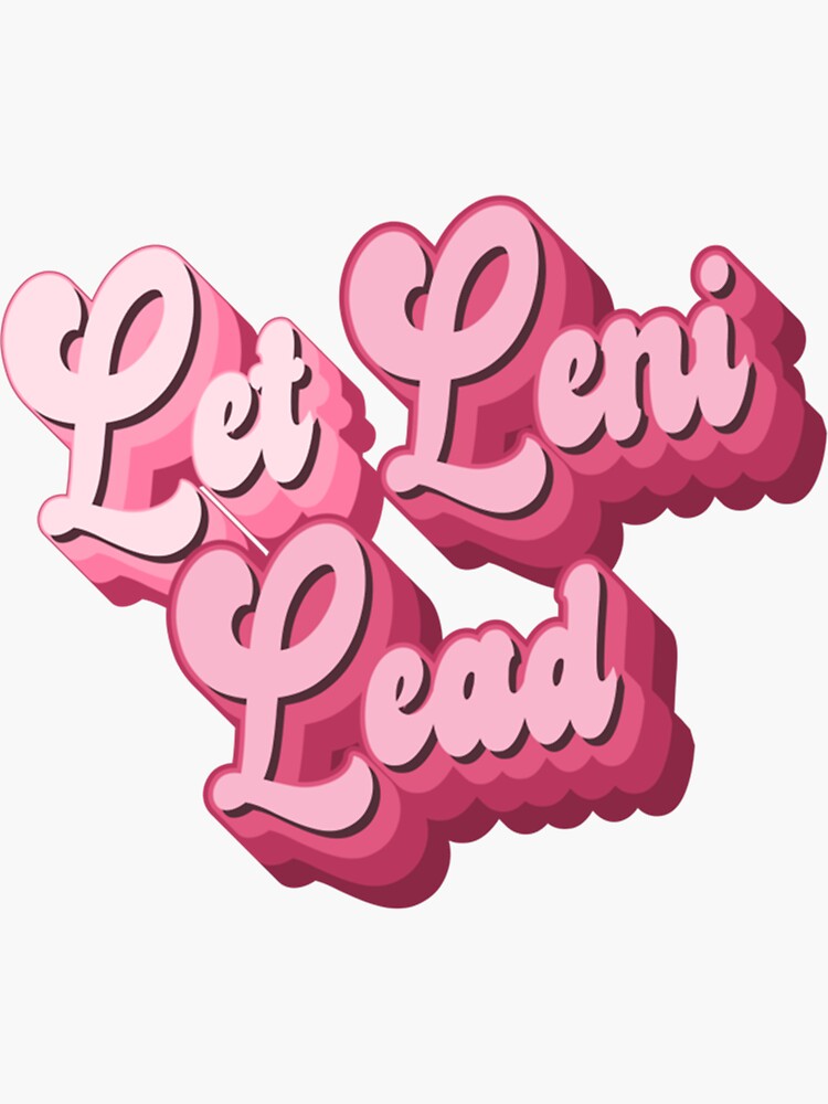 "Leni " Sticker for Sale by Minhle12 | Redbubble