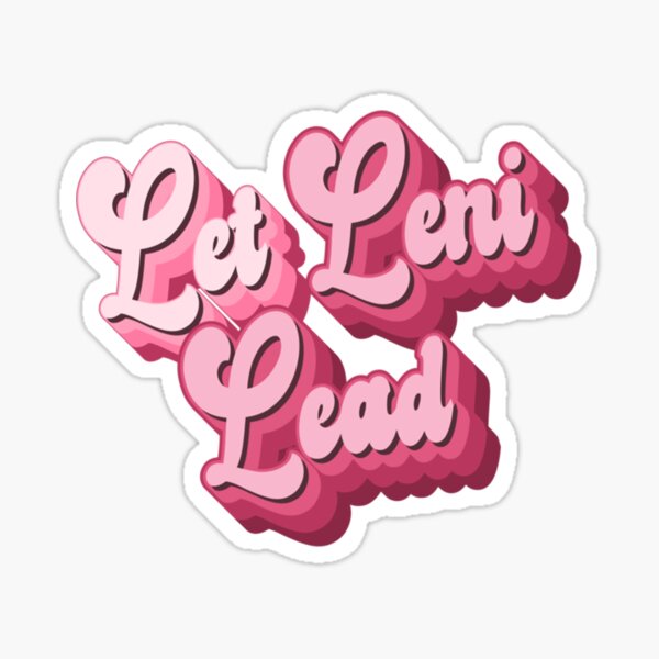 "Leni " Sticker for Sale by Minhle12 | Redbubble