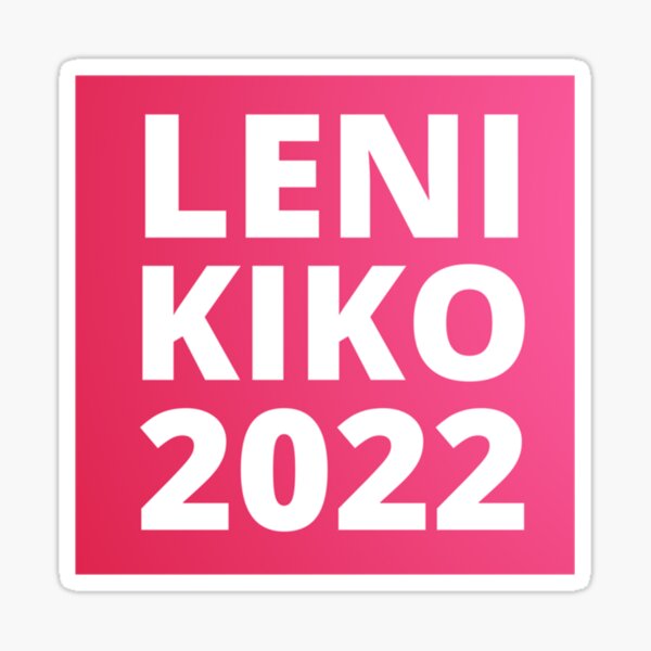 "LENI KIKO 2022 - Design 4 " Sticker for Sale by Minhle12 | Redbubble
