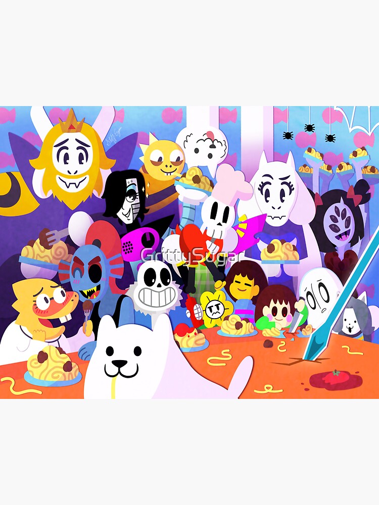 "Undertale " Sticker for Sale by GrittySugar | Redbubble