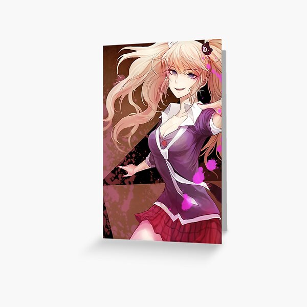 "Junko Enoshima Danganronpa Artwork For Otaku" Greeting Card by hondart ...