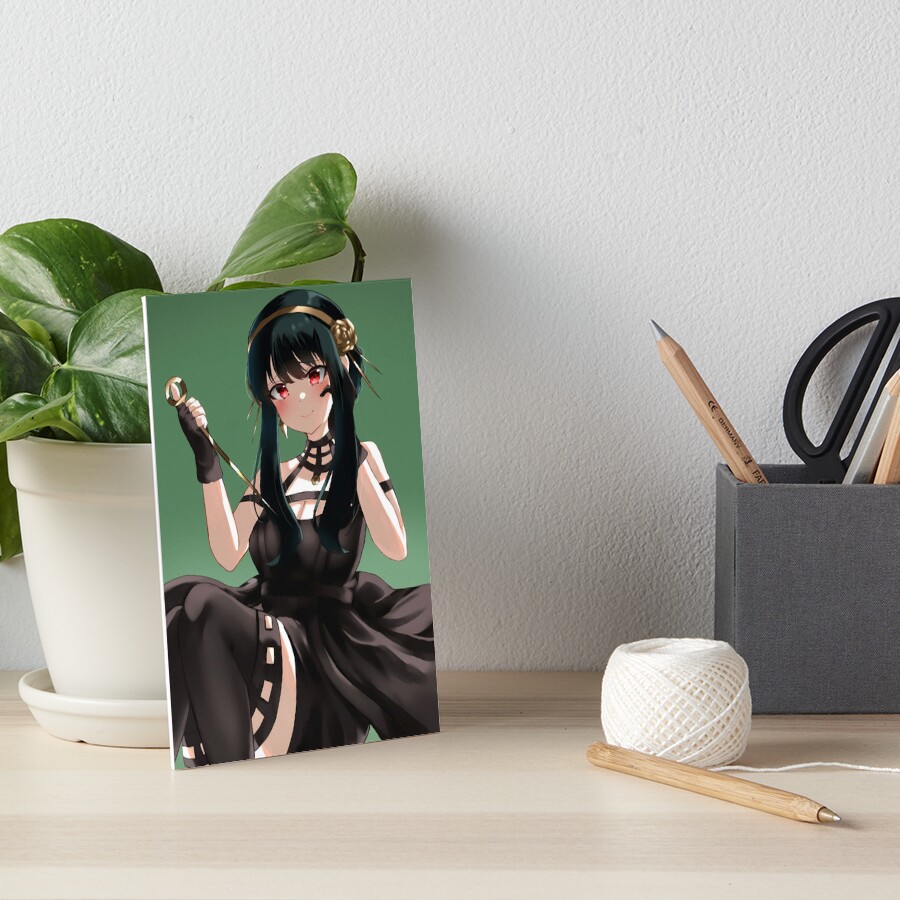 "Yor Forger Spy x Family Portrait Art" Art Board Print by delfinart ...